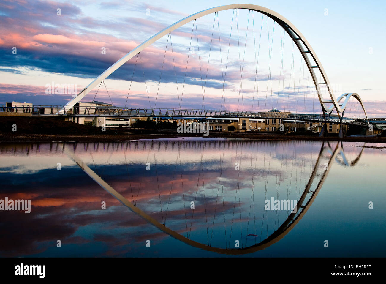 Infinity Bridge over River Tees Stock Photo - Alamy