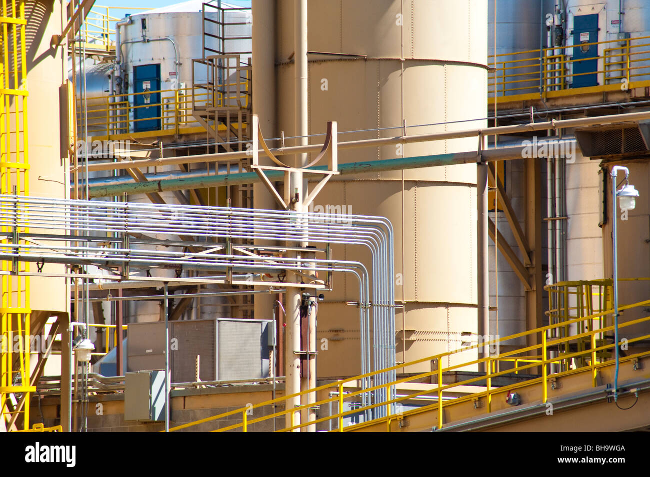 Large scale industrial equipment at a factory Stock Photo - Alamy