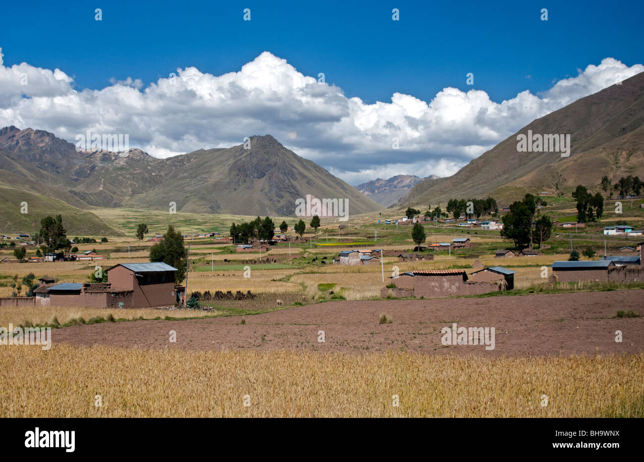 Farmland in the Sacred Valley, Peru Stock Photo - Alamy