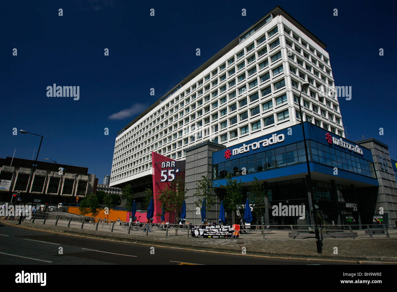 55 Degrees North apartment complex and metro radio, Newcastle upon Tyne ...