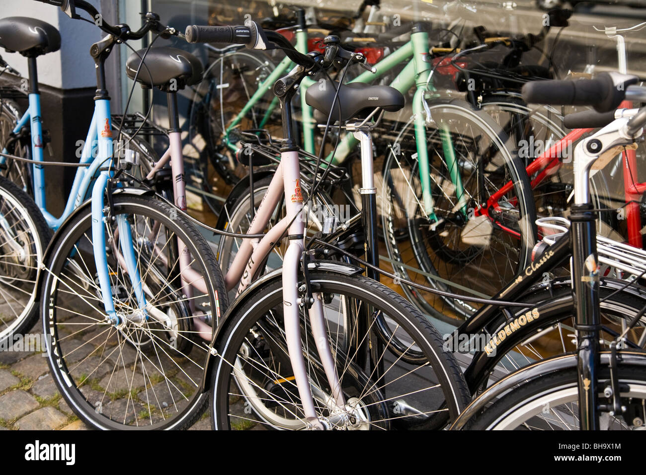 Bicycles Copenhagen Denmark Stock Photo - Alamy