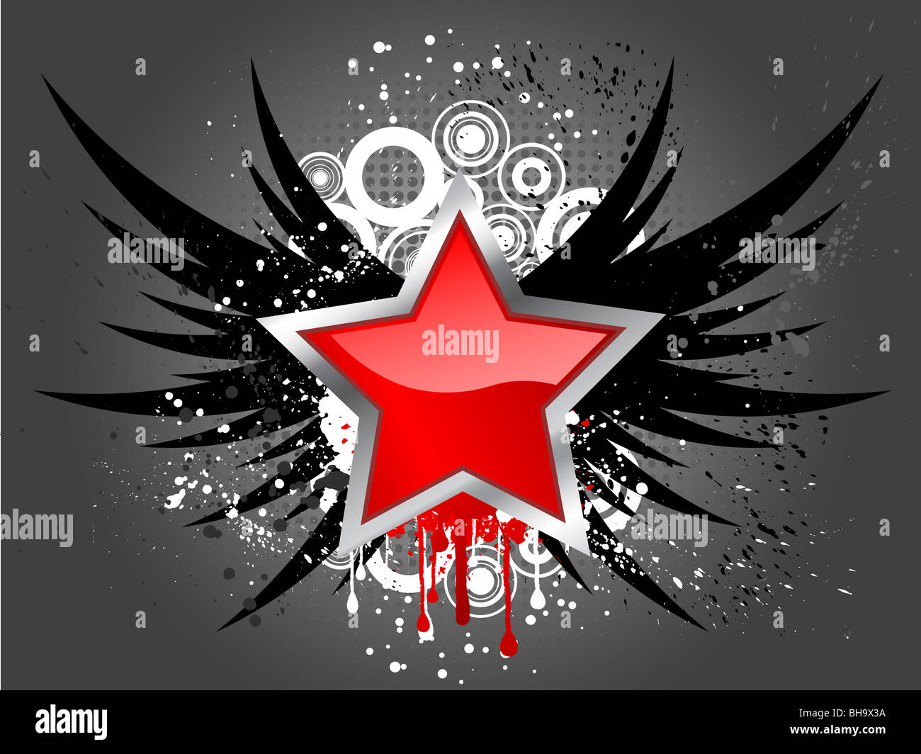 Grunge star hi-res stock photography and images - Alamy