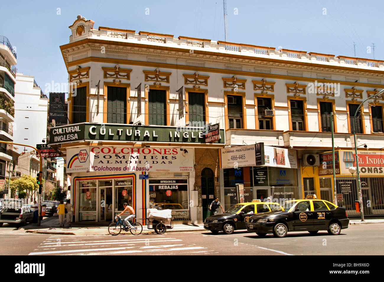 Avenida Corrientes Pueyrredon Buenos Aires Argentina Stock Photo - Alamy