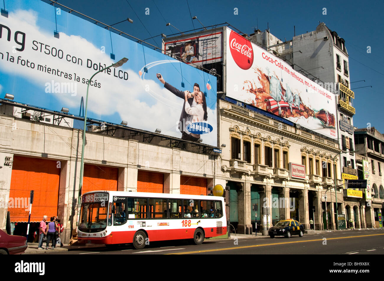 Once Plaza Avenida Rivadavia Pueyrredon Bus Station Buenos Aires ...