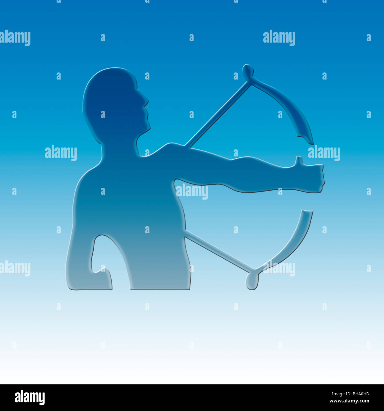Astrology symbol archer hi-res stock photography and images - Alamy