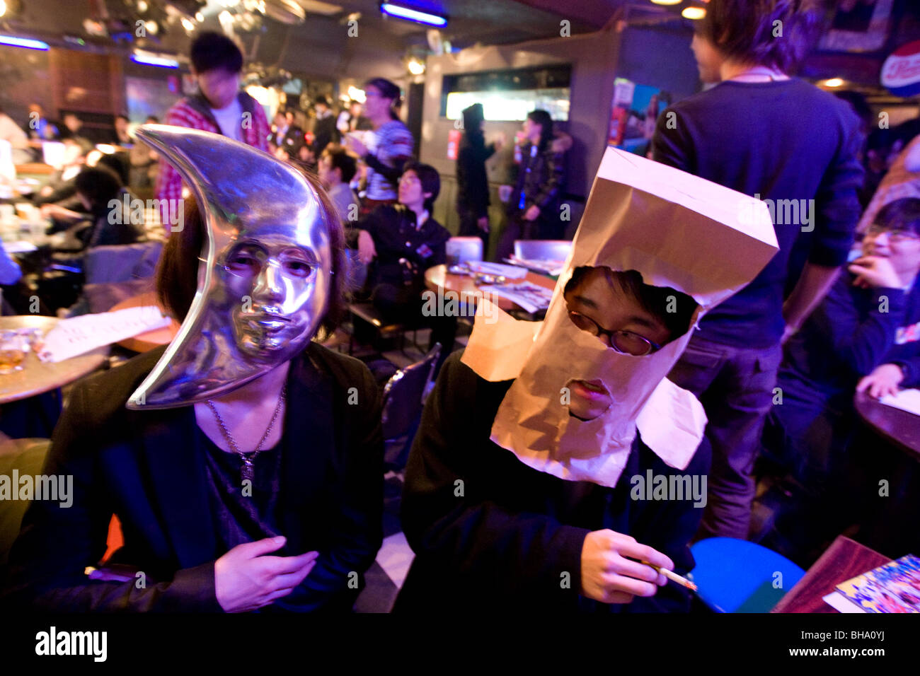 Participant wear masks to protect their identity, at 'Himote Valentine ...