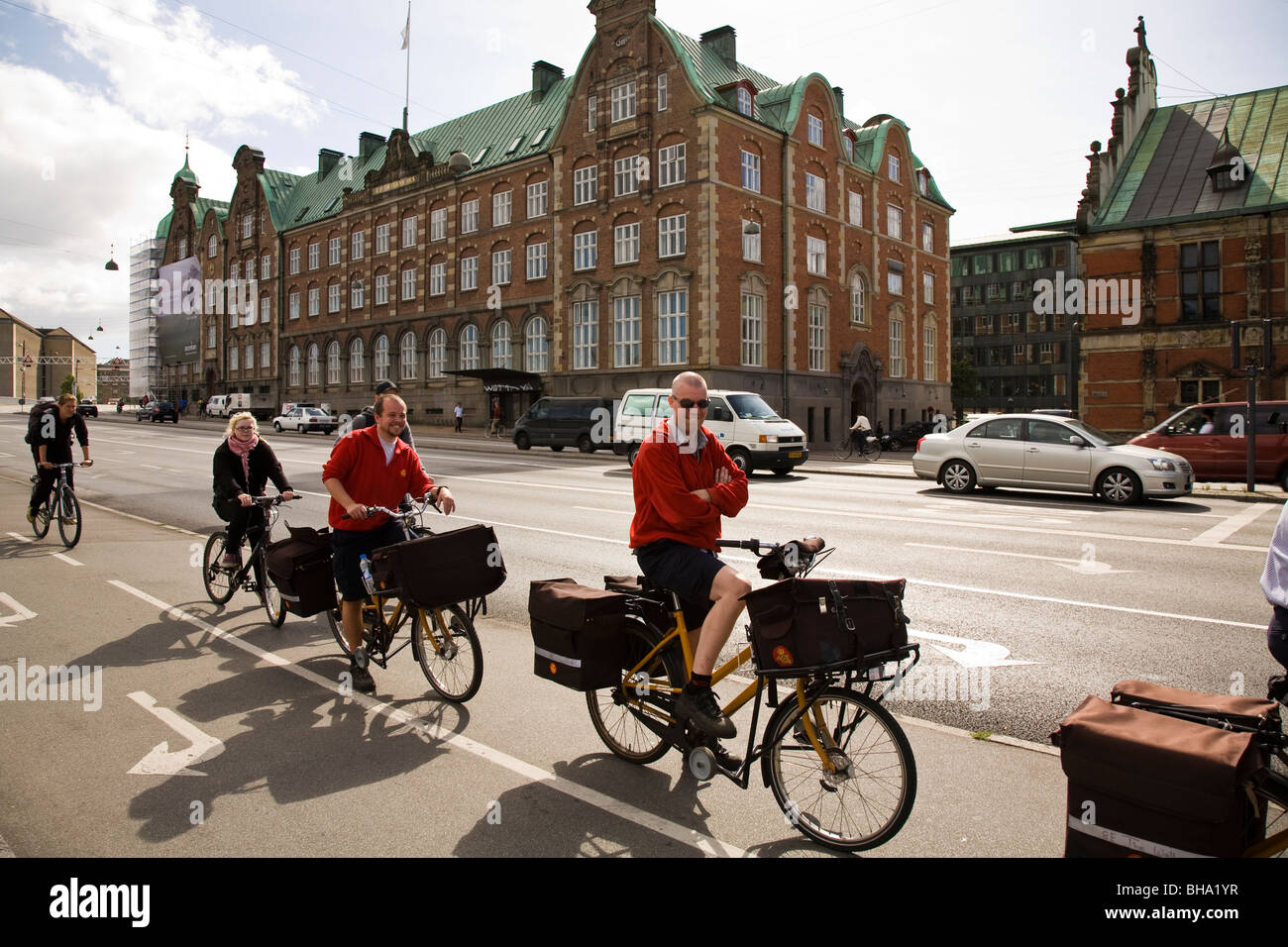 Most of Copenhagen's mail is delivered by bicycle Copenhagen Denmark ...