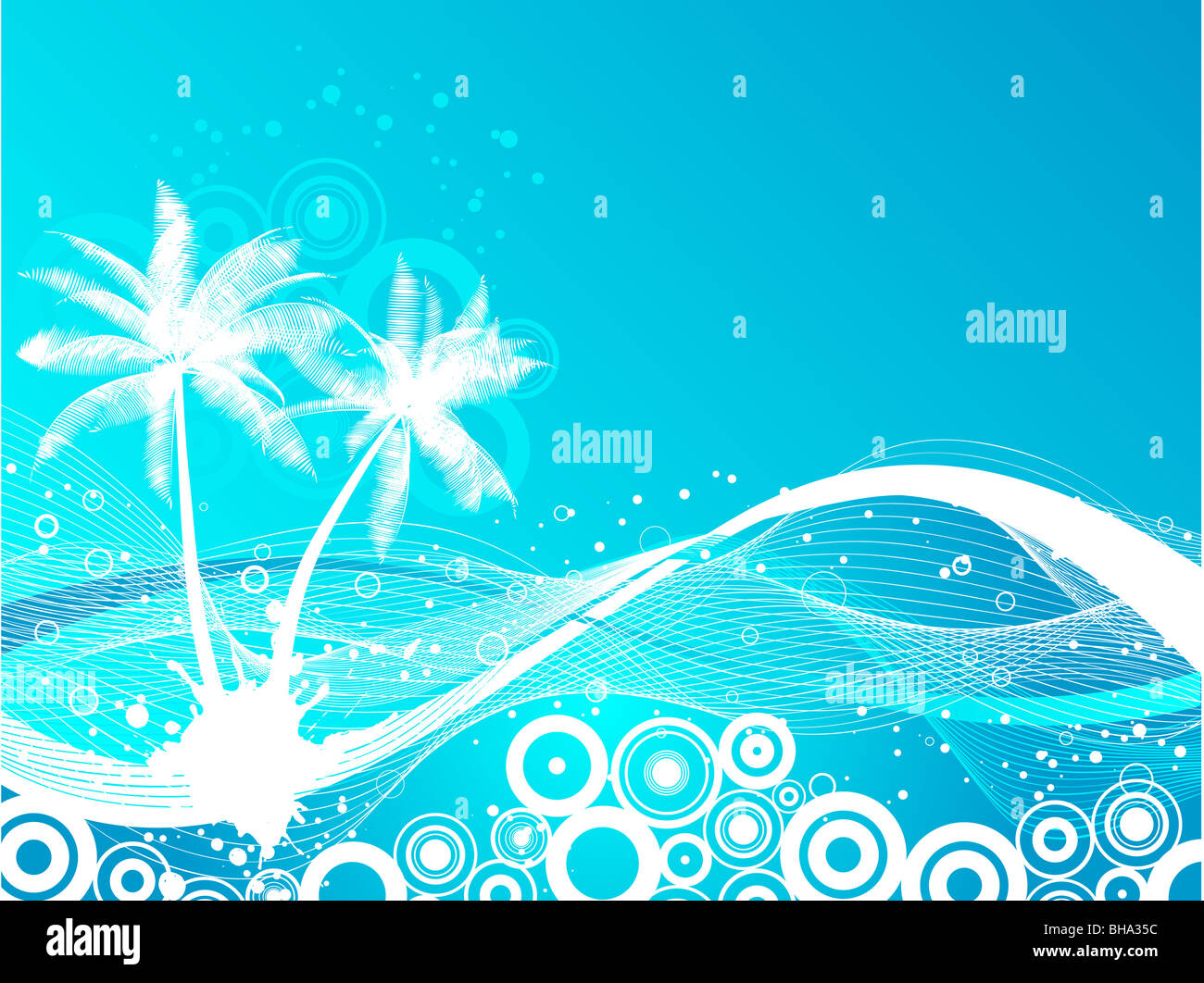 Abstract palm trees background Stock Photo - Alamy