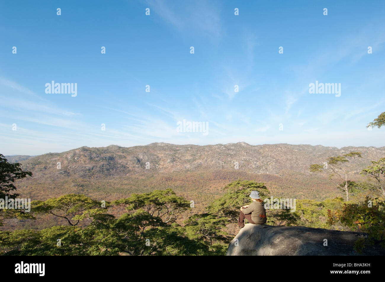 Tourists enjoy the various scenic vistas in Zimbabwe's Umfurudzi Safari ...