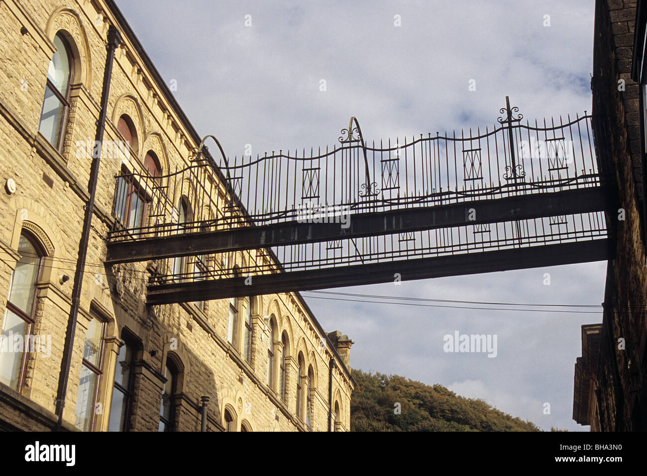 Bridge Between Two Buildings Stock Photos & Bridge Between Two ...