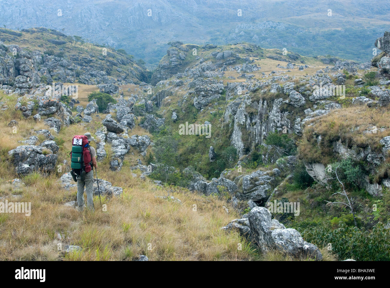 Tourists enjoy the unspoilt wilderness of Zimbabwe's Chimanimani ...
