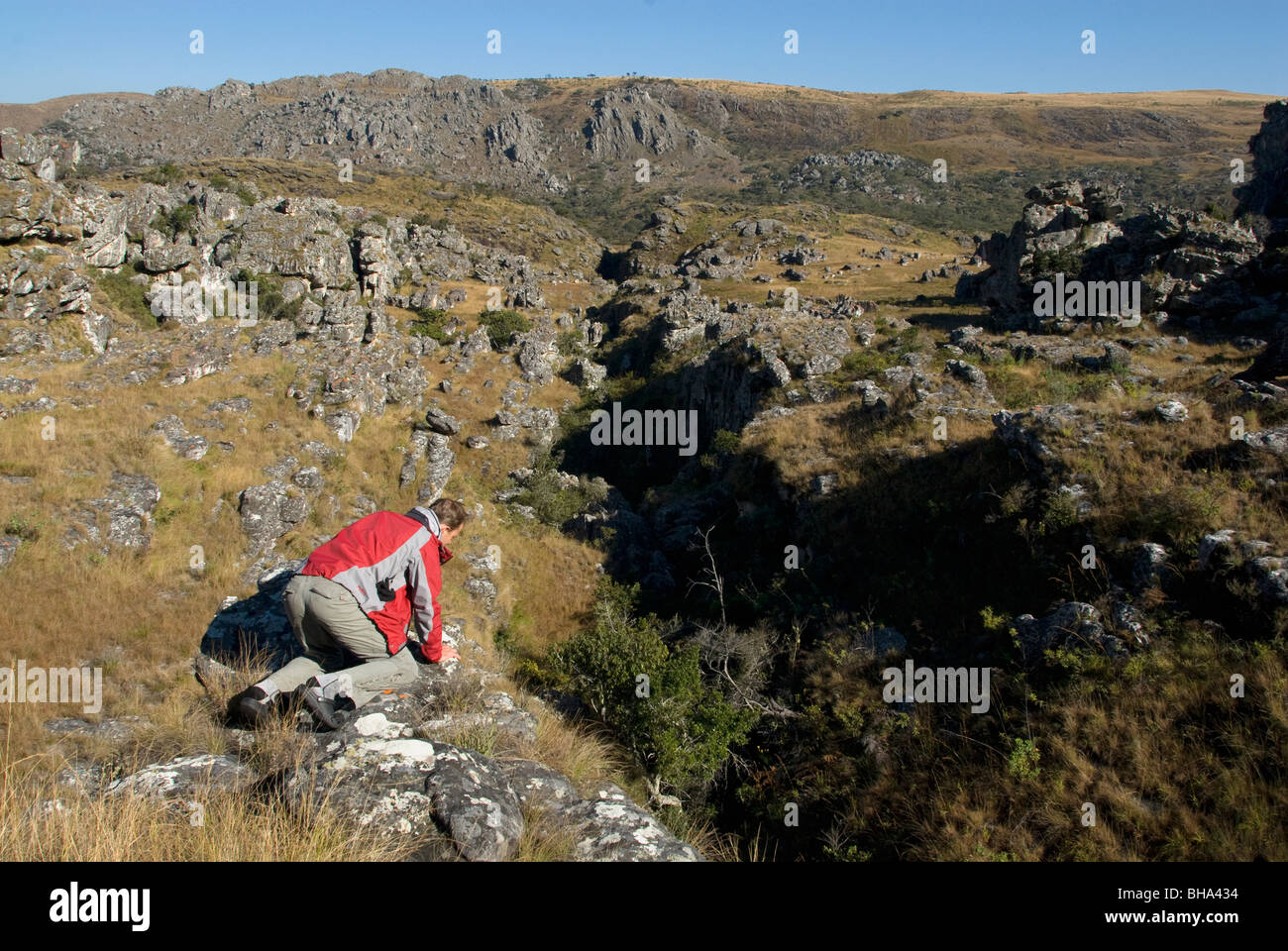 Tourists enjoy the unspoilt wilderness of Zimbabwe's Chimanimani ...