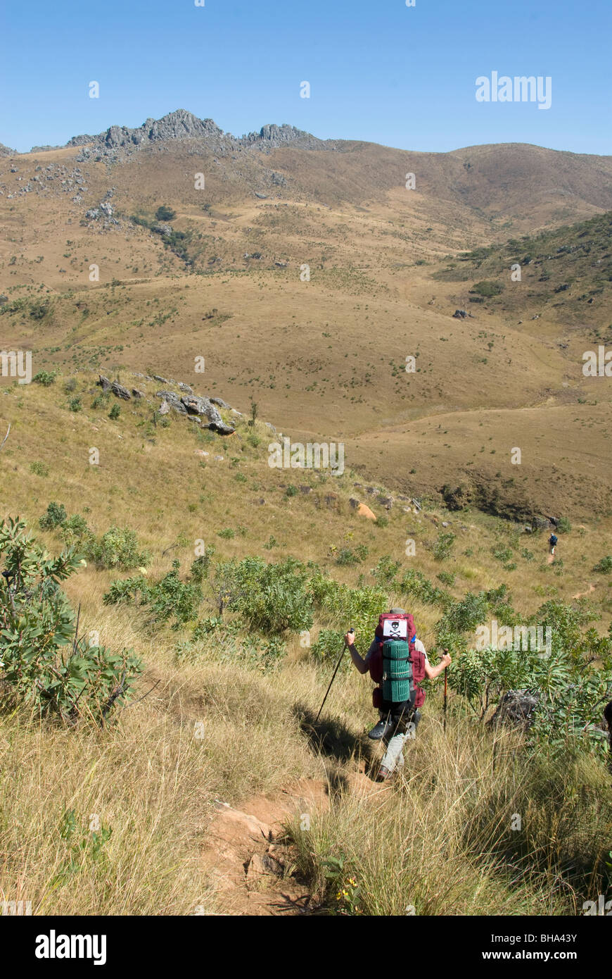 Tourists enjoy the unspoilt wilderness of Zimbabwe's Chimanimani ...