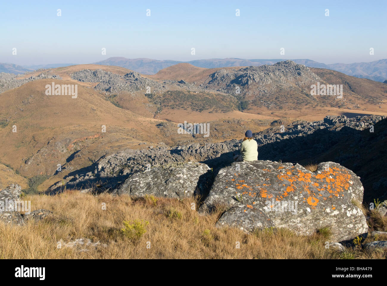 Tourists enjoy the unspoilt wilderness of Zimbabwe's Chimanimani ...