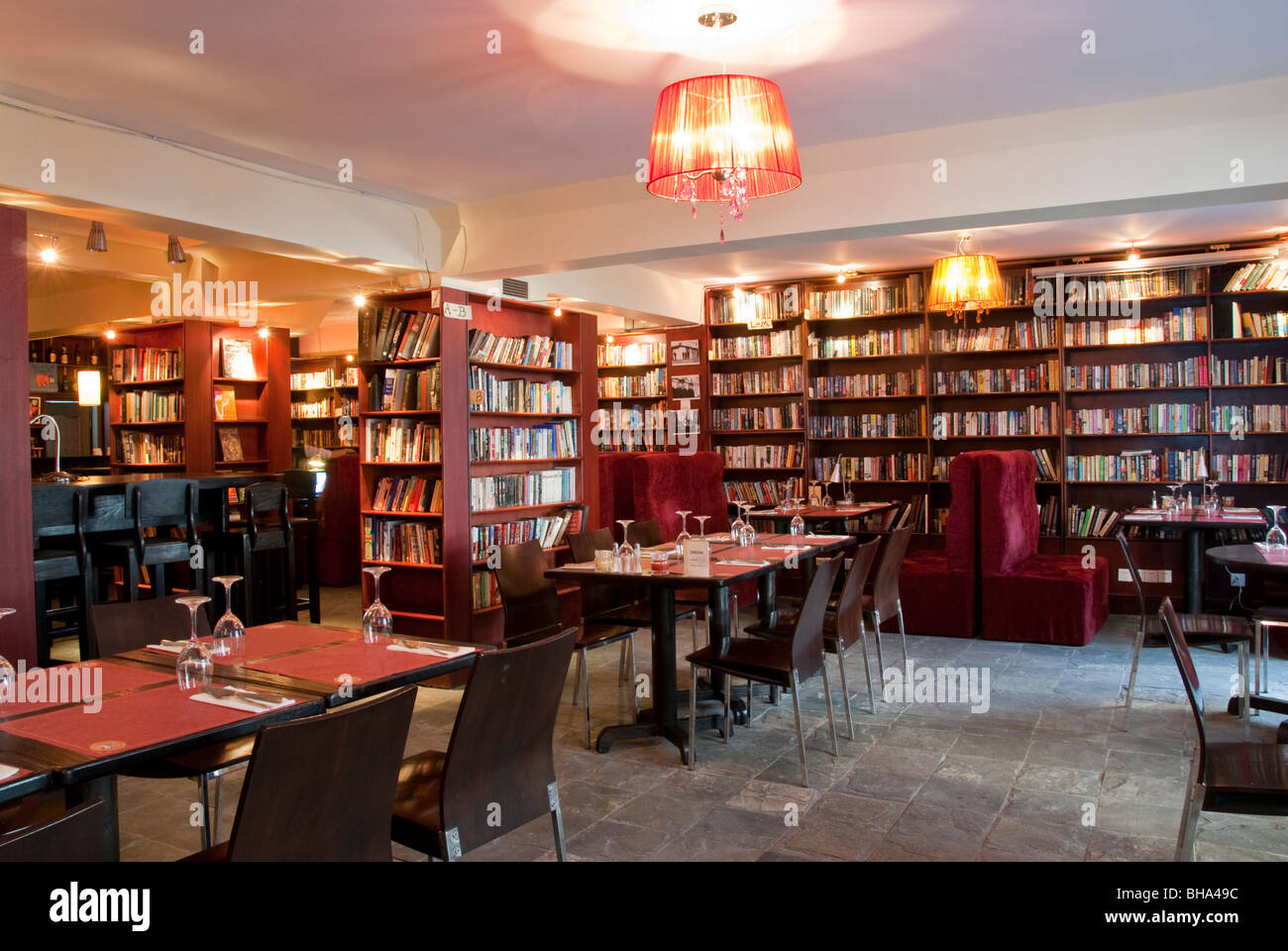 Beijing, CHINA- Interior Design, Dining Room of French Restaurant, Cafe ...