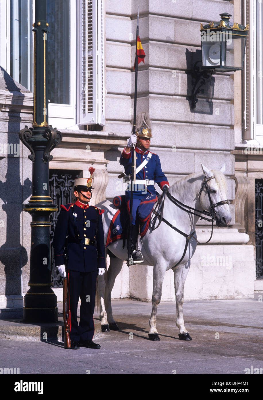 Guards madrid spain horse vertical capital spanish europe guard palace ...