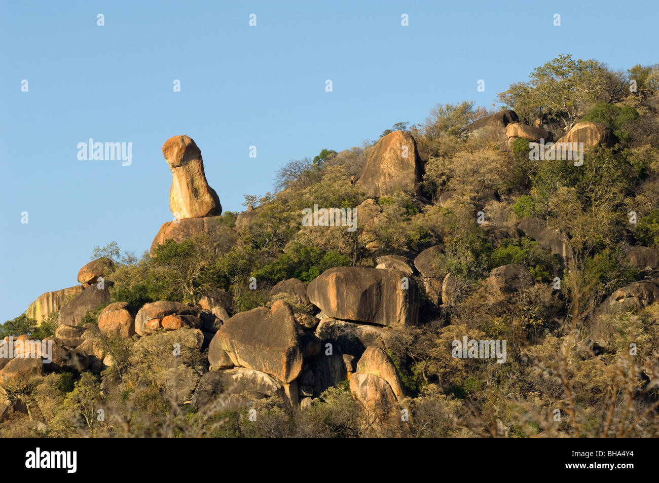 Rhodes Matopos National Park Zimbabwe Africa granite rocks World ...
