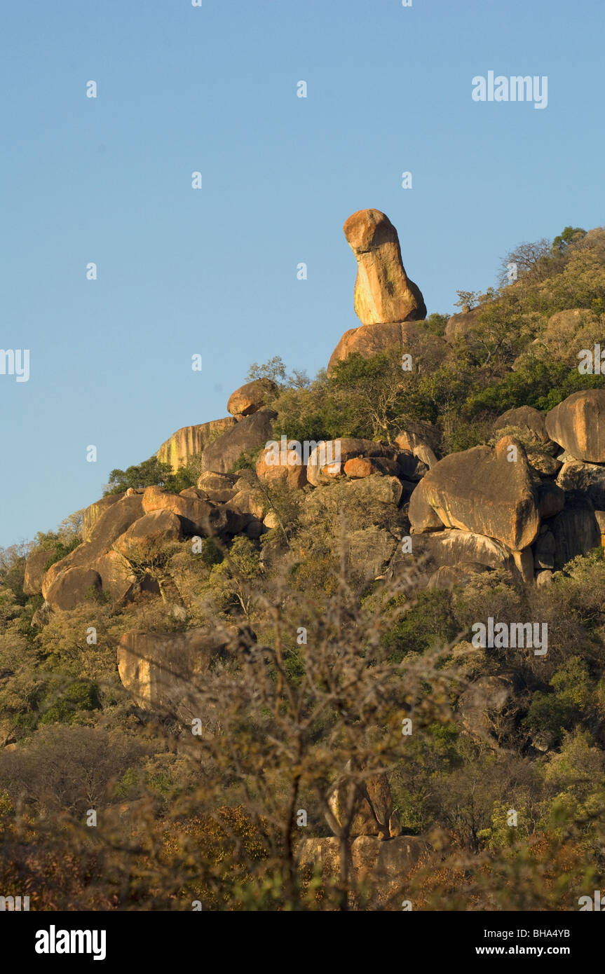 Rhodes Matopos National Park Zimbabwe Africa granite rocks World ...