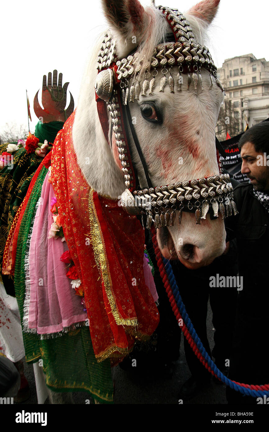 Islamic march in London Stock Photo - Alamy