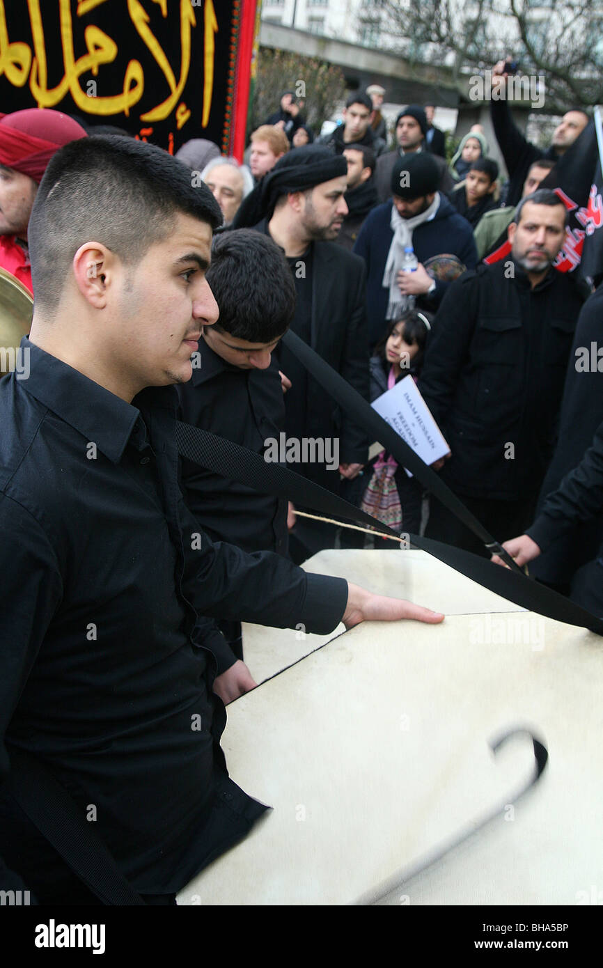 Islamic march in London Stock Photo - Alamy
