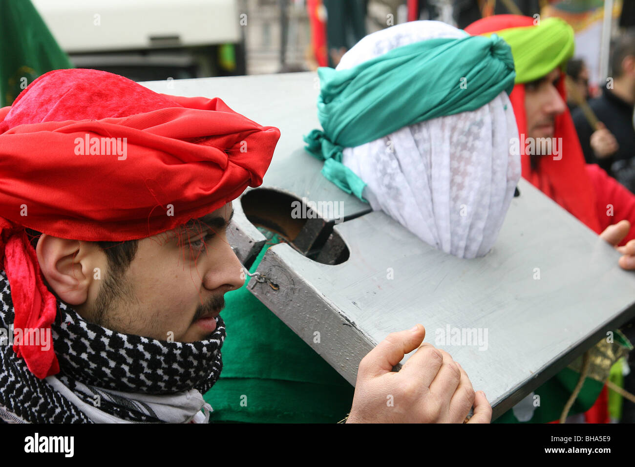 Islamic march in London Stock Photo - Alamy