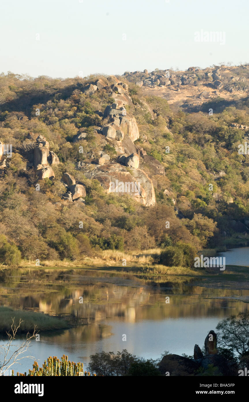 The majestic splendors of Zimbabwe's Rhodes Matopos National Park Stock ...