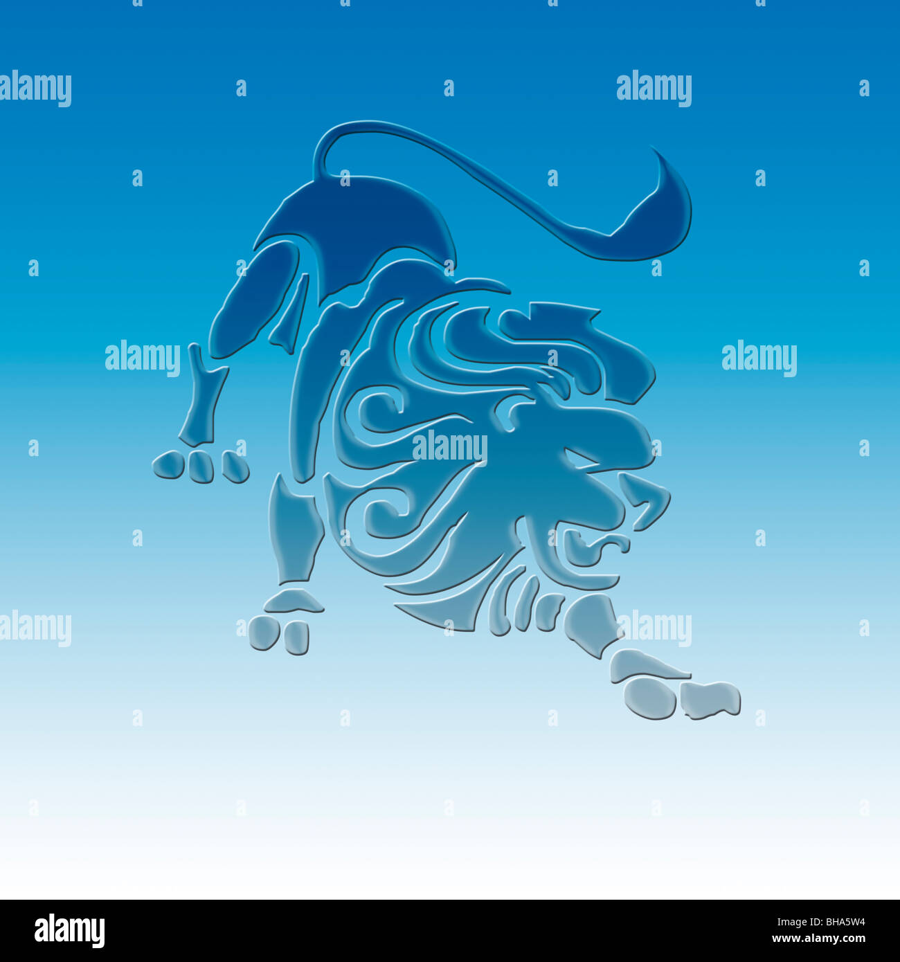 Leo Zodiac Astrology Sign Stock Photo - Alamy