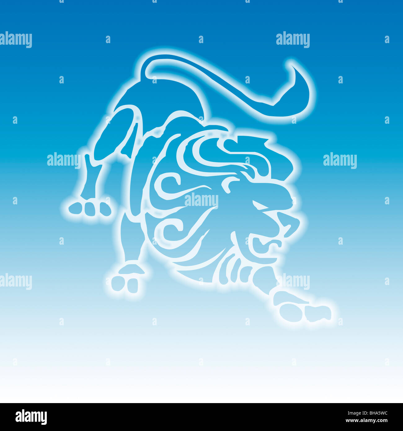 Leo Zodiac Astrology Sign Stock Photo - Alamy