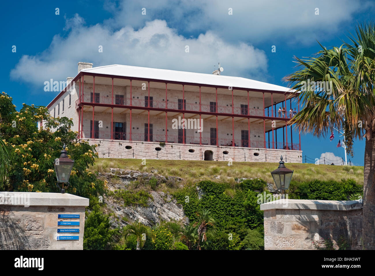 The Commissioner's House in the Royal Naval Dockyard, West End, Bermuda ...