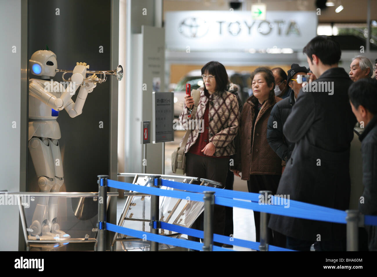 Toyota robots on show at the Toyota Hall, Toyota city, Japan, Monday ...