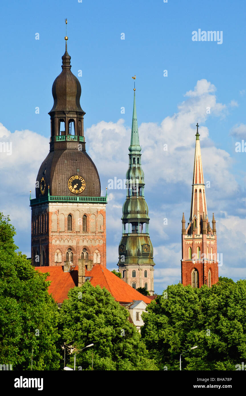 Riga st peters church tower hi-res stock photography and images - Alamy