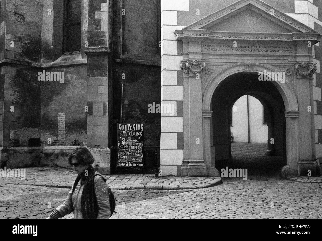 A town gate Black and White Stock Photos & Images - Alamy