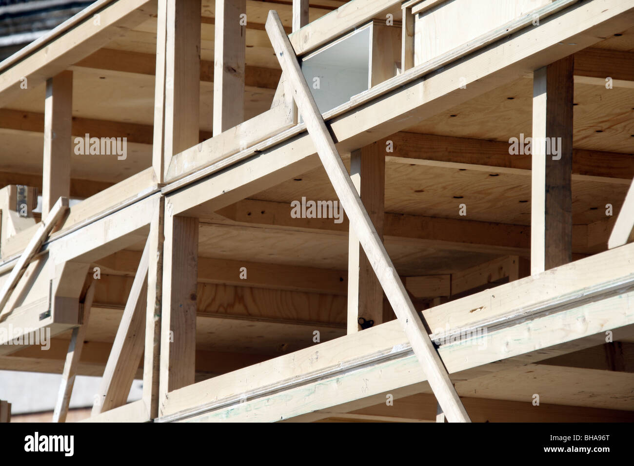 detail of wooden platform under construction outdoors Stock Photo - Alamy