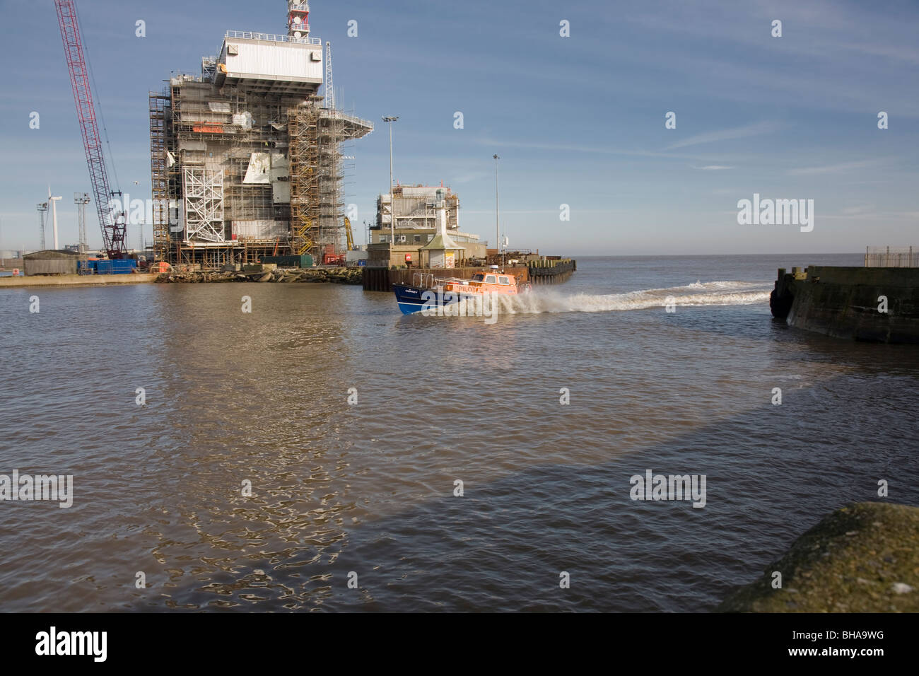 Lowestoft Harbour Entrance Stock Photo - Alamy