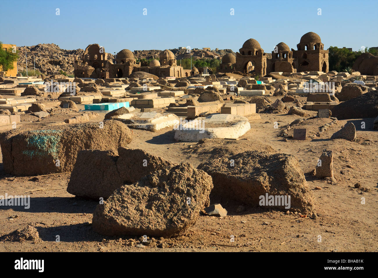 Africa Aswan Egypt Fatimid Cemetery Islam Tomb Stock Photo - Alamy