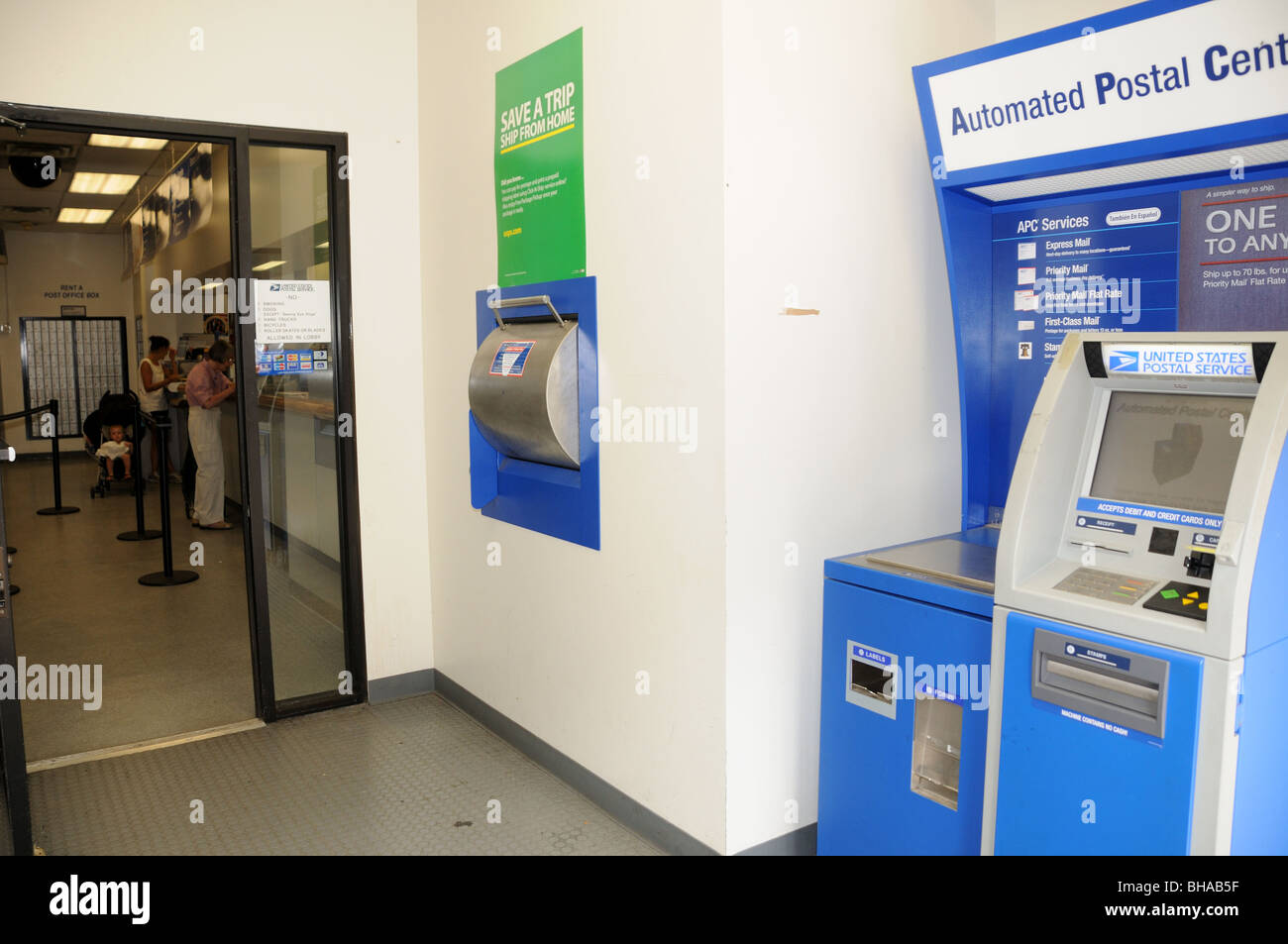 The U.S. Post Office on Hudson Street in Greenwich Village Stock Photo ...