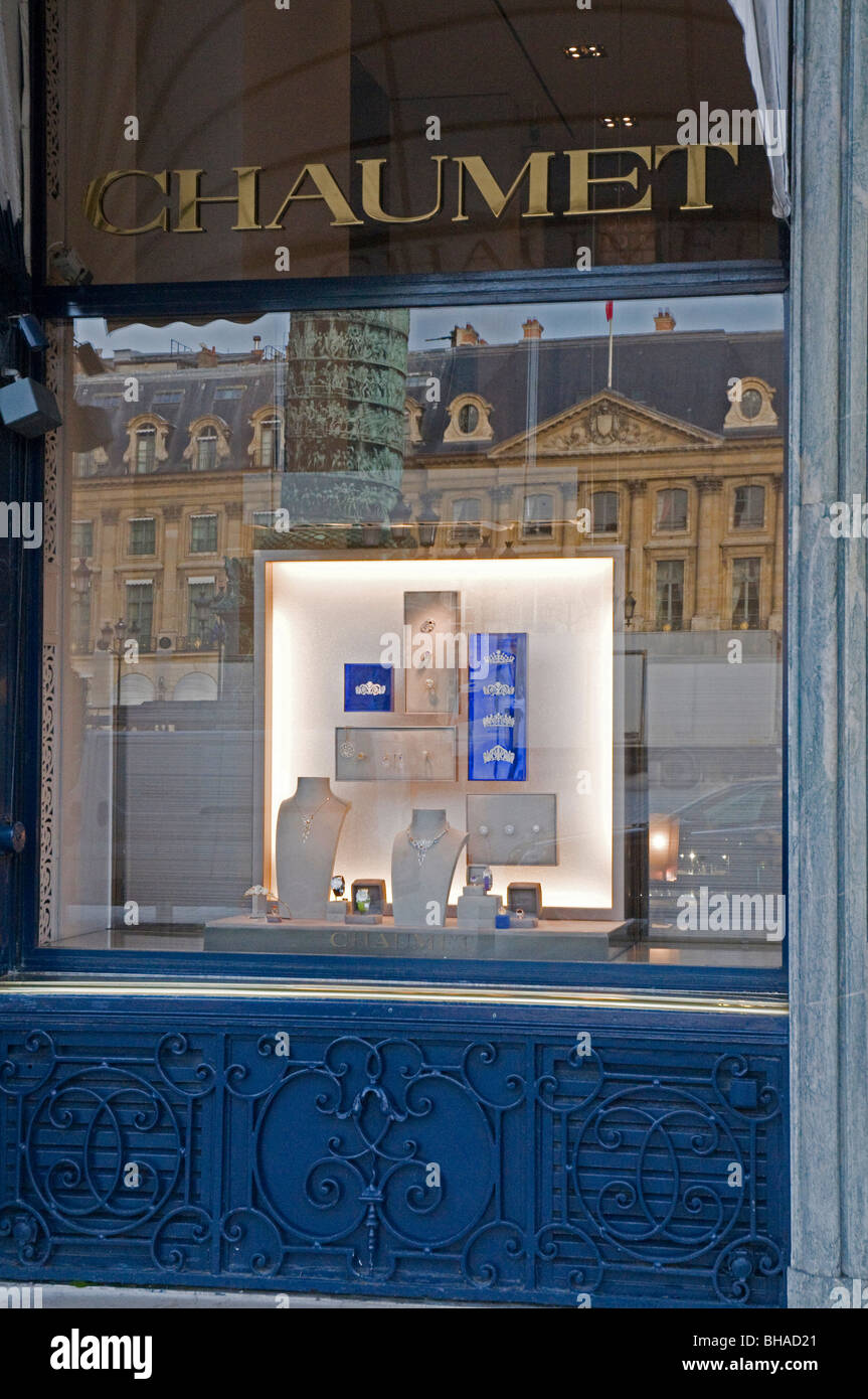 Chaumet, jewelry store, place Vendome in Paris Stock Photo - Alamy