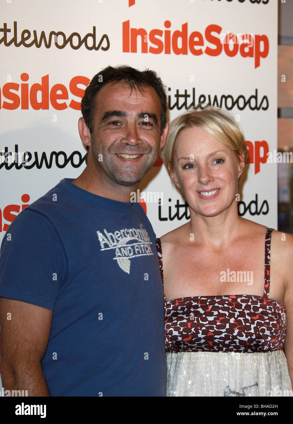 MICHAEL LE VELL & SALLY WHITAKER INSIDE SOAP AWARDS NOMINATIONS PARTY ...