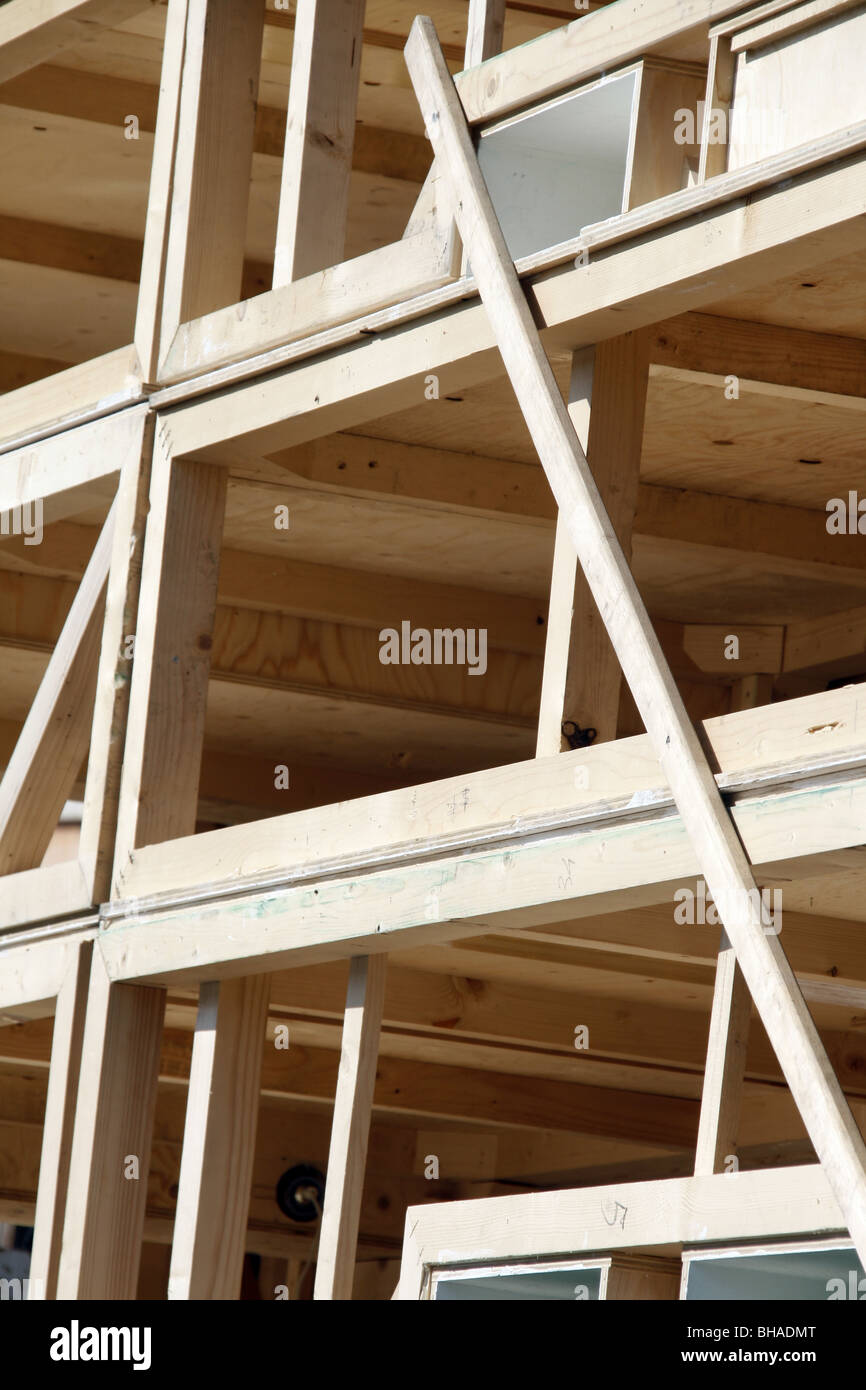 detail of wooden platform under construction outdoors Stock Photo - Alamy