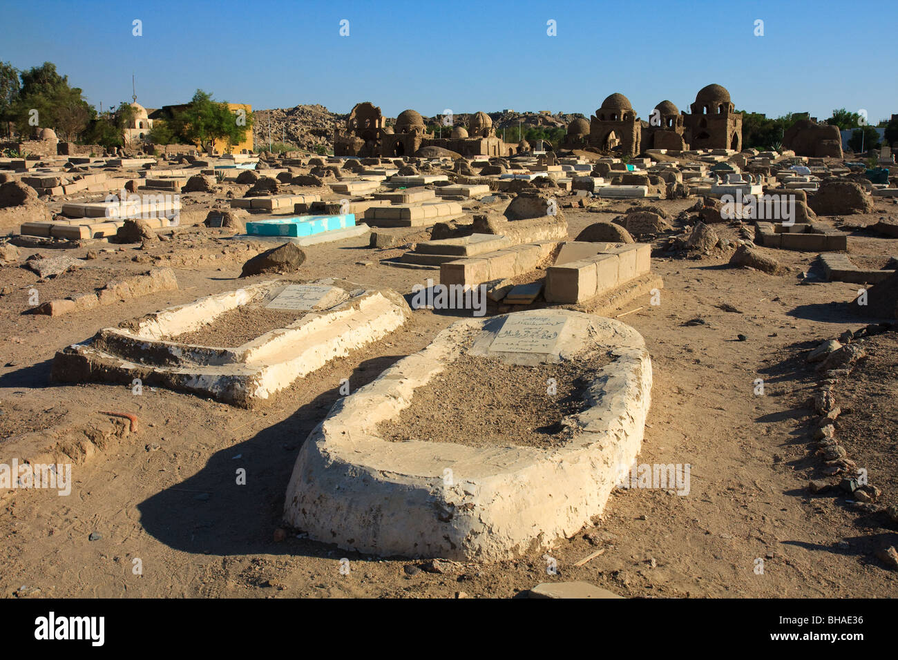 Africa Aswan Egypt Fatimid Cemetery Islam Tomb Stock Photo - Alamy