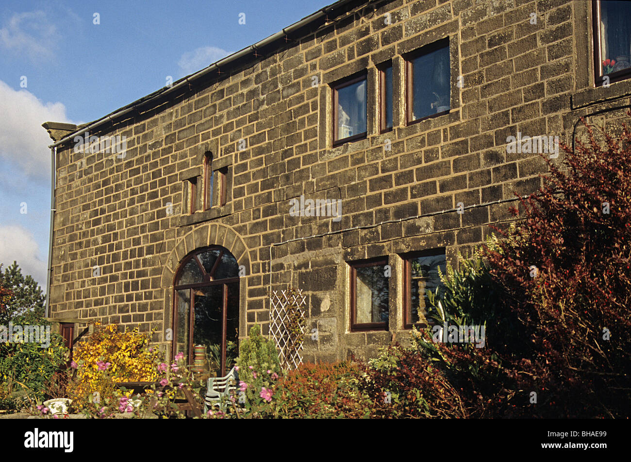 Latham Farm, on moors above Hebden Bridge, Yorkshire Stock Photo - Alamy