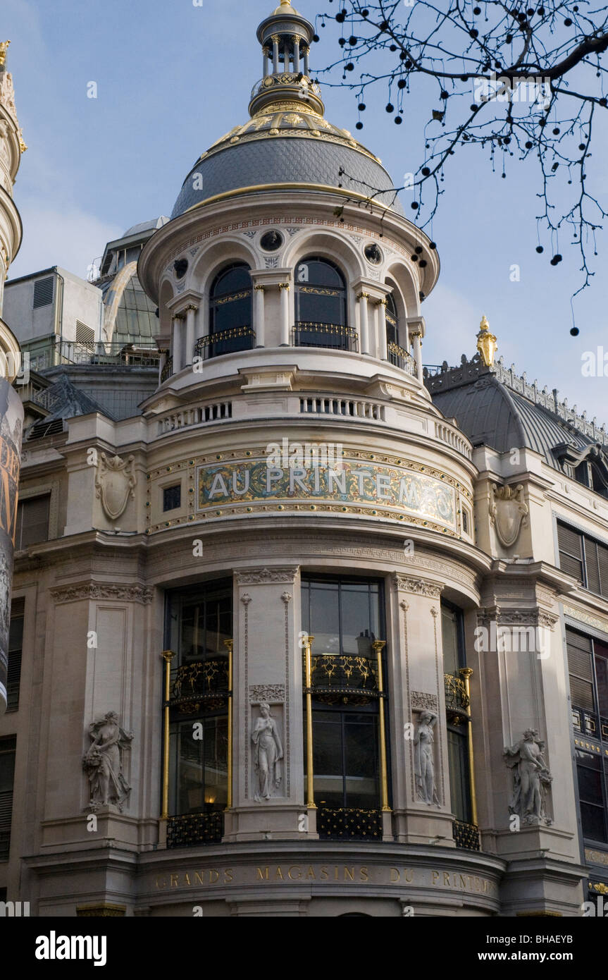 Au printemps department store hi-res stock photography and images - Alamy