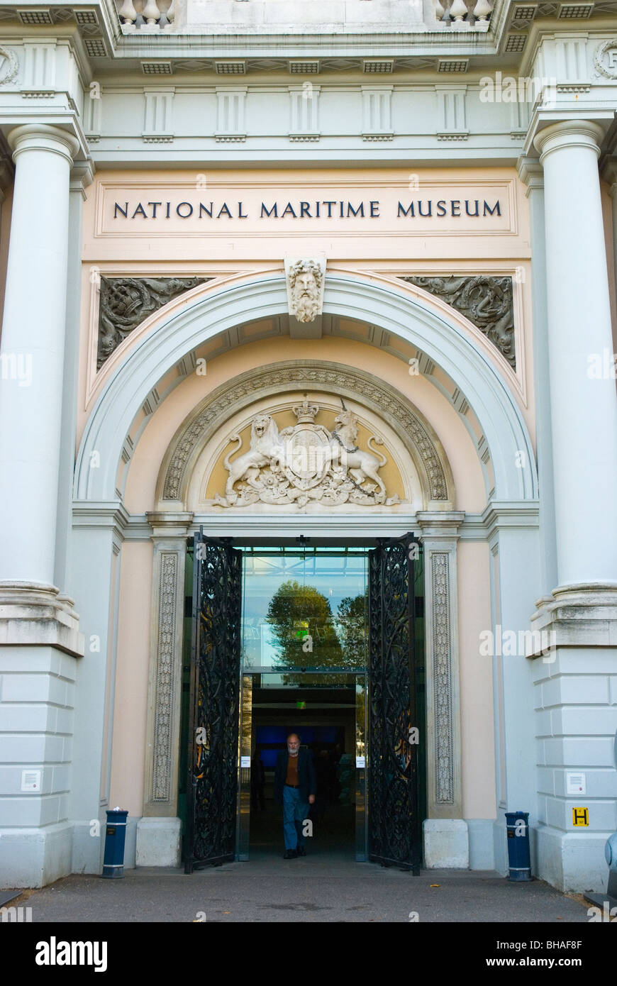 National Maritime Museum front Greenwich London England UK Europe Stock ...