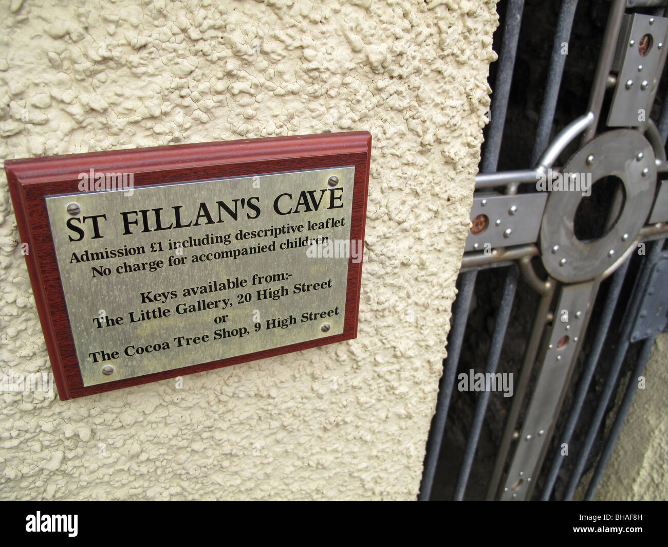 St Fillans Cave Pittenweem Fife Scotland Stock Photo - Alamy