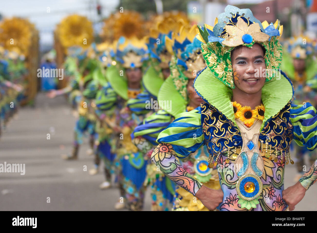 dancers in Sinulog festival,cebu city, philippines Stock Photo - Alamy
