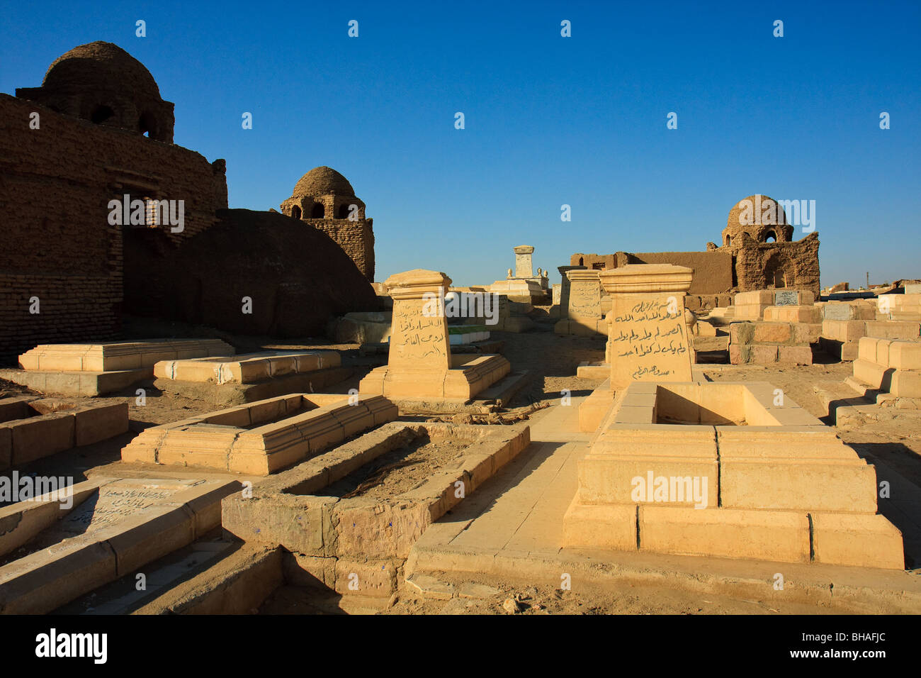 Africa Aswan Sky Egypt Fatimid Cemetery Islam Tomb Stock Photo - Alamy
