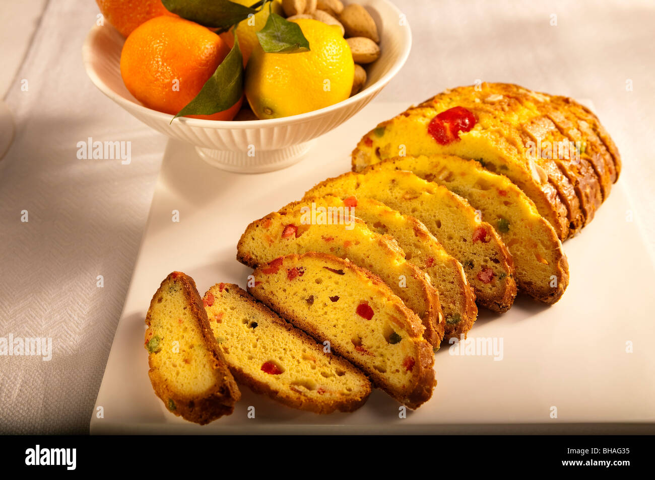 Mondel Bread displayed on a table ready to eat Stock Photo - Alamy