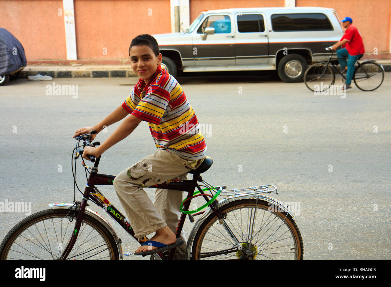 Africa Assiut Egypt Kids Street Upper Egypt Stock Photo - Alamy