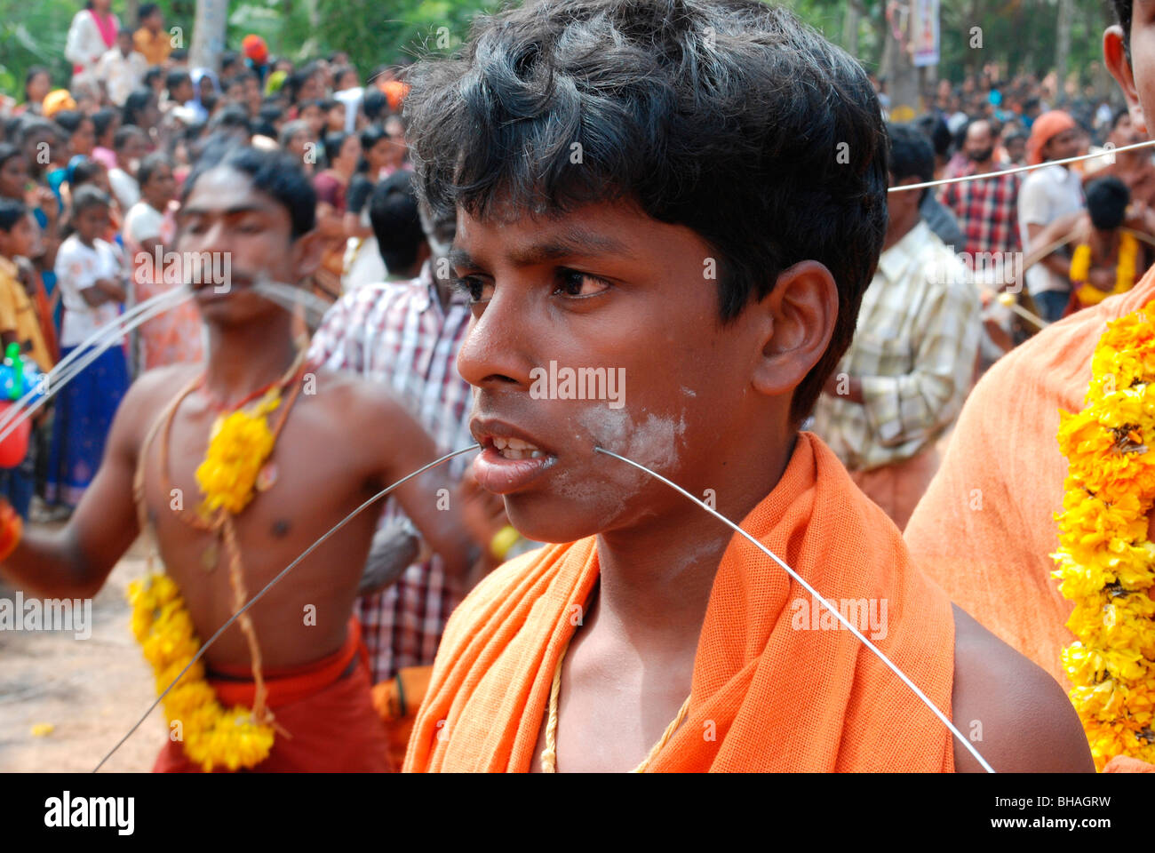 kavadi ; a hindu temple festival from india Stock Photo - Alamy