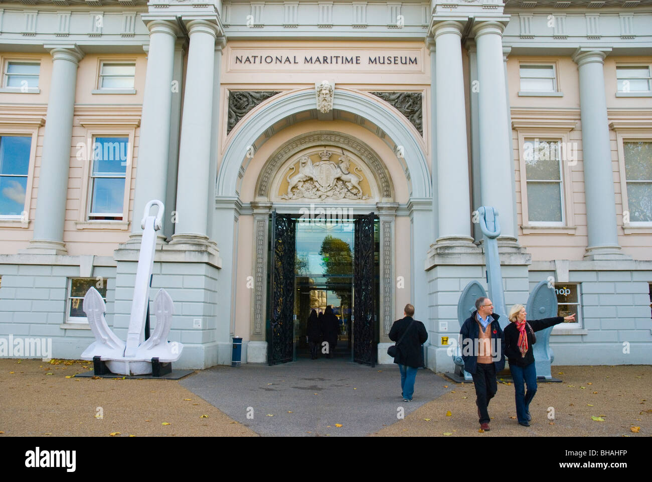 National Maritime Museum front Greenwich London England UK Europe Stock ...